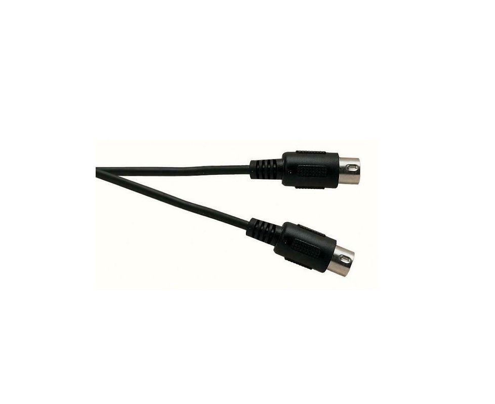 PA :: Cavi :: Nero 4 Core Schermato 5 Pin DIN Spina a 5 Pin Din Cavo ...